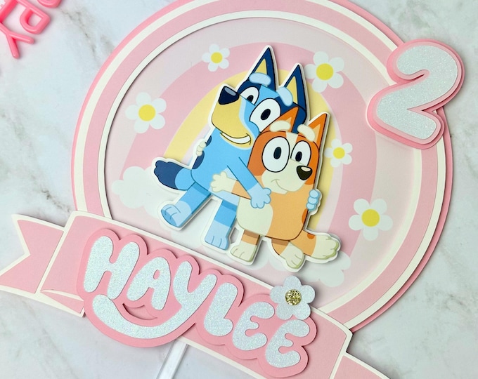 Bluey Cake Topper - Etsy