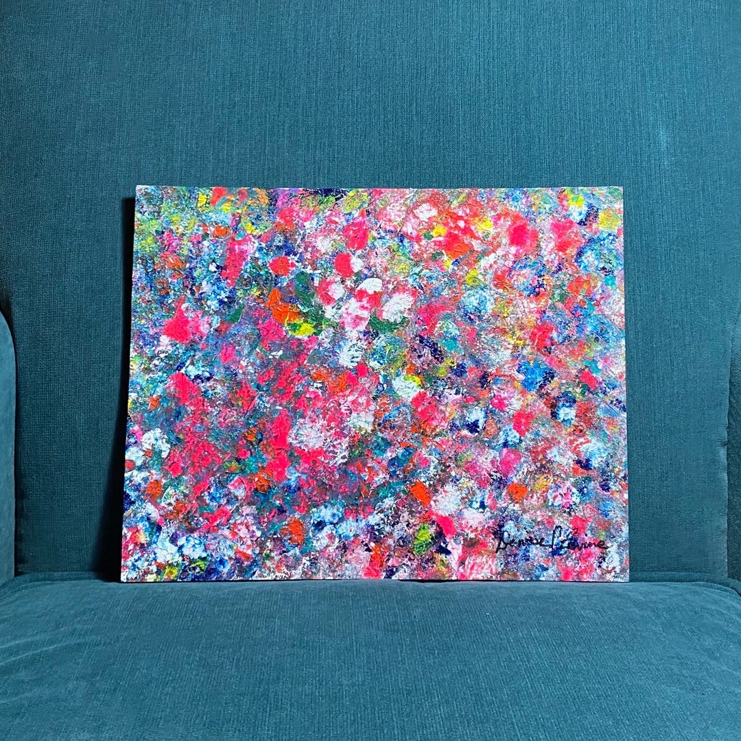 Kindness - Original Painting, Modern Abstract Contemporary Acrylic Wall ...