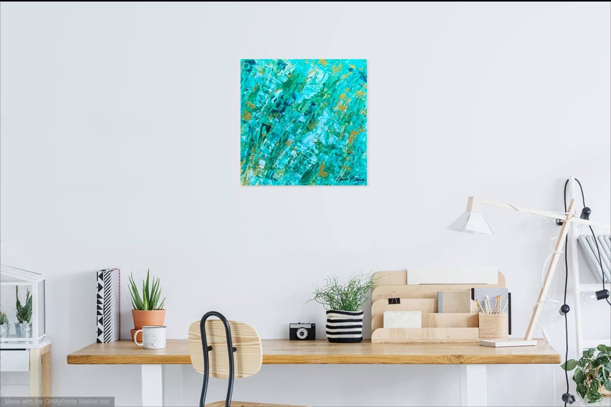 Decompress - Original Painting, Modern Abstract Contemporary Acrylic ...