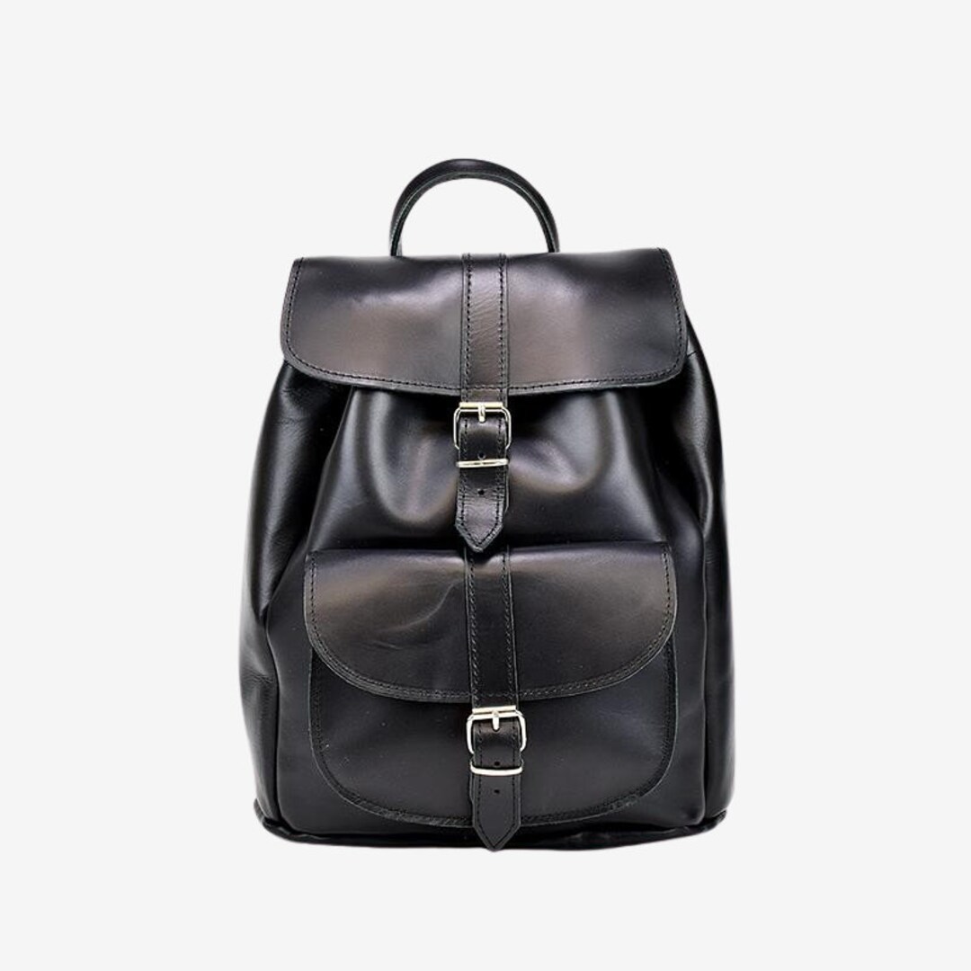 Premium Medium Leather Backpack, Women's Backpack, Women Knapsack ...