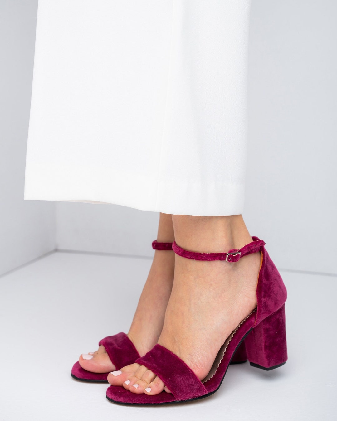 Berry Women Heels, Red Shoes, Wedding Shoes, Red Heels, Bridal Shoes ...