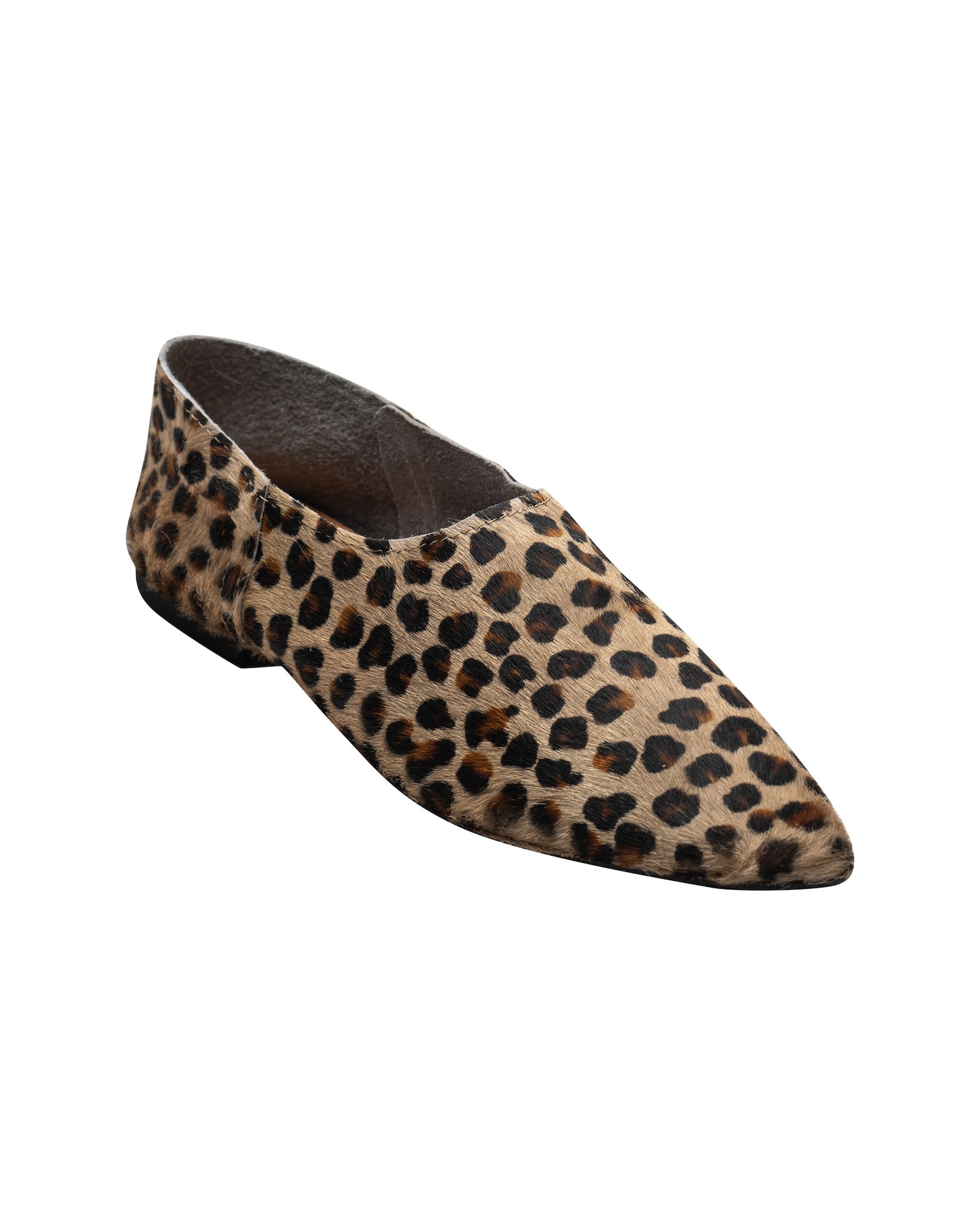 Leopard Print Mules, Animal Print Flats, Leather Loafers, Womens Flats ...