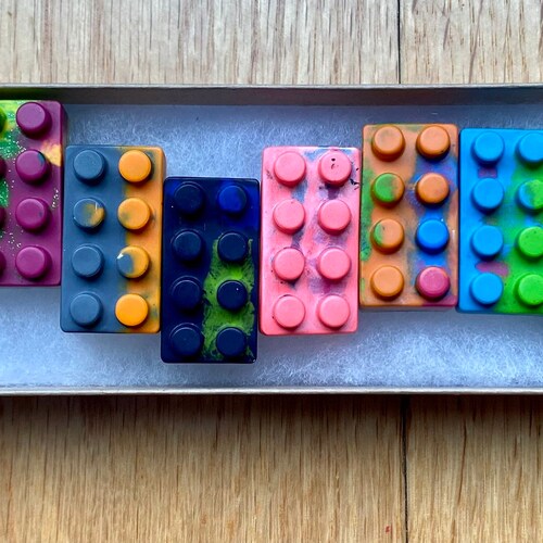 Colorful Building Bricks Edible Cake Wrap or Blocks Happy - Etsy