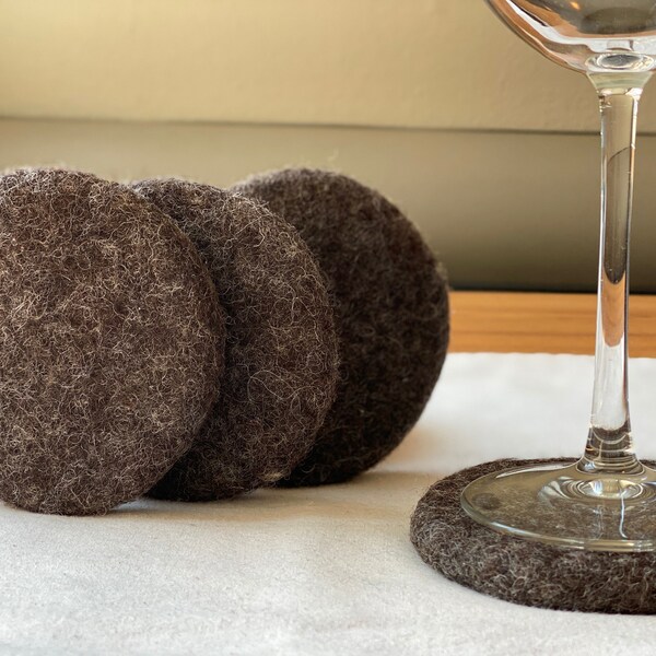 Wool Coasters - Etsy