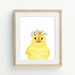 Farm Animals Nursery Décor Baby Chick Printable Watercolor - Etsy