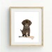 Dog Prints, PRINTABLE, Set of 4 Sports Nursery Décor, Watercolor Puppy ...