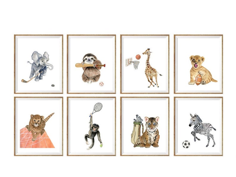 Penguin Nursery Print PRINTABLE Penguin Snowboarding Baby Room - Etsy