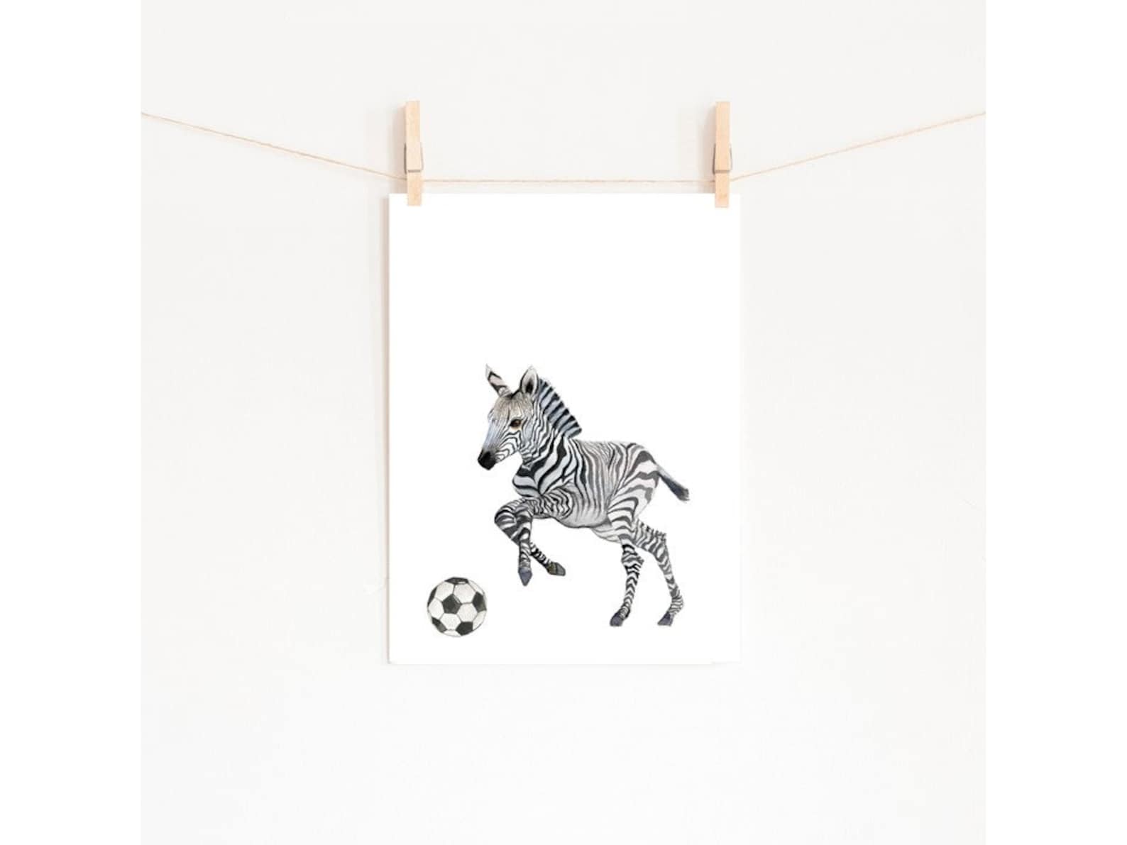 Animals Playing Sports Prints Set of 6 Sports Theme Nursery | Etsy