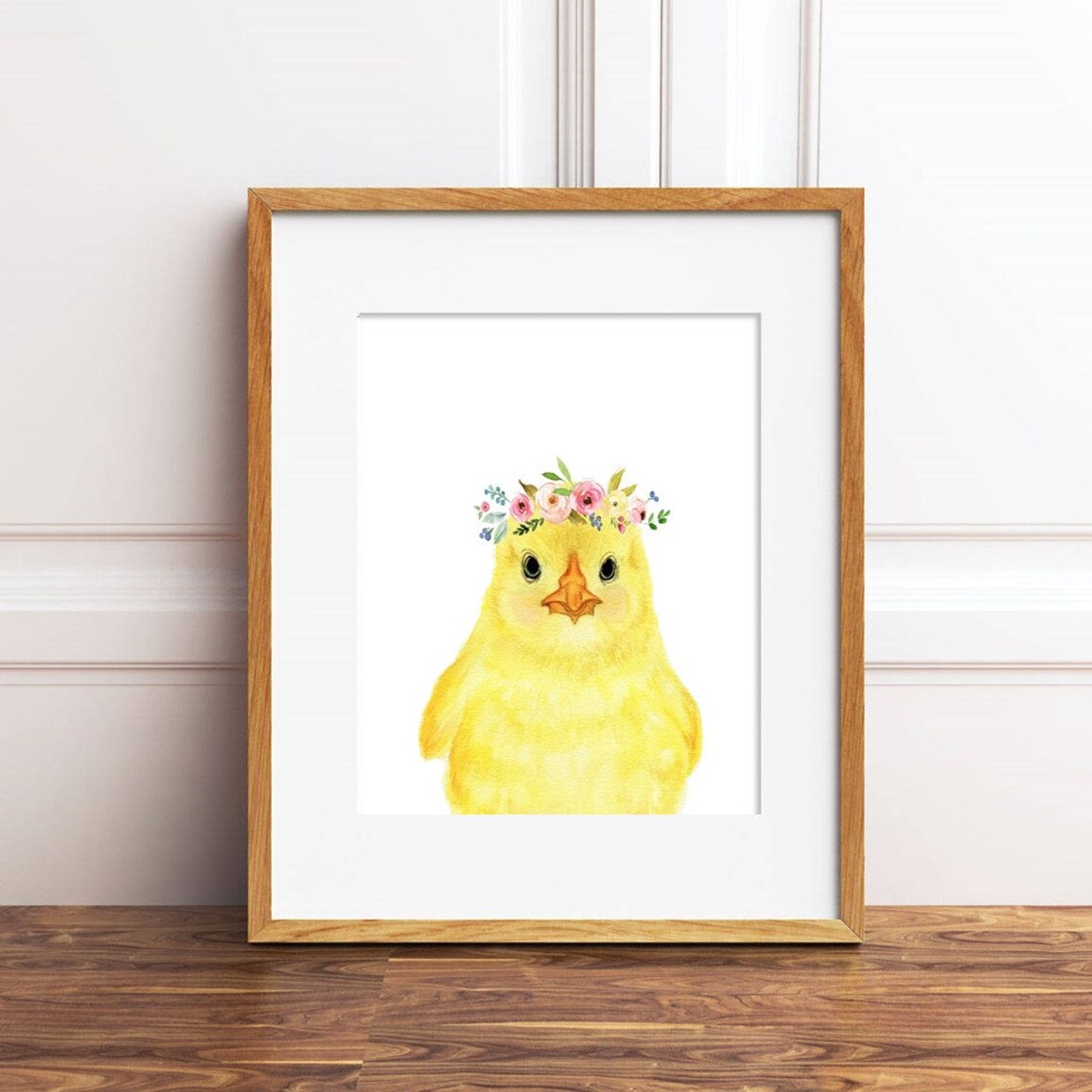 Farm Animals Nursery Décor Baby Chick Printable Watercolor - Etsy