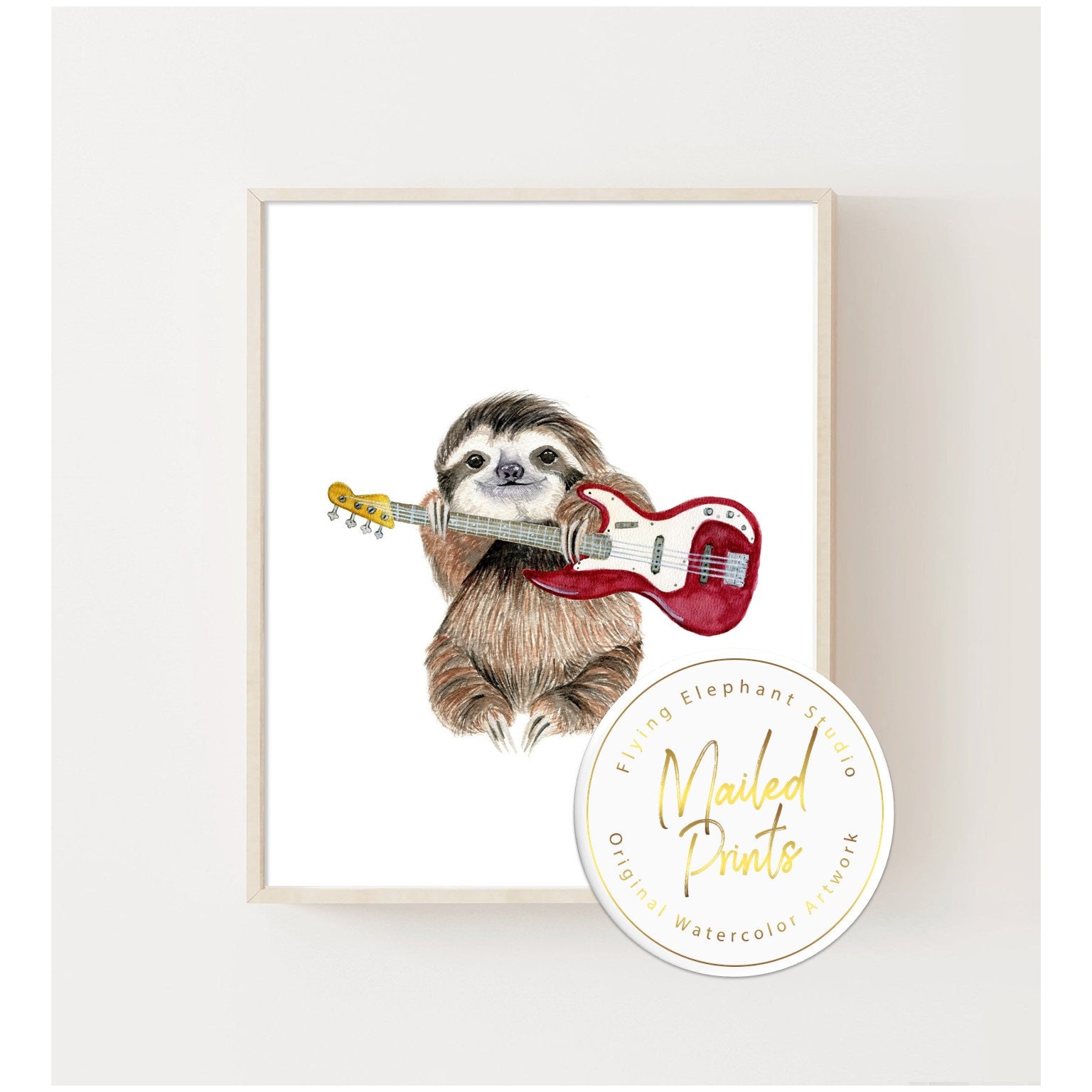 Safari Animals With Musical Instruments Prints Set of 6 Music - Etsy UK