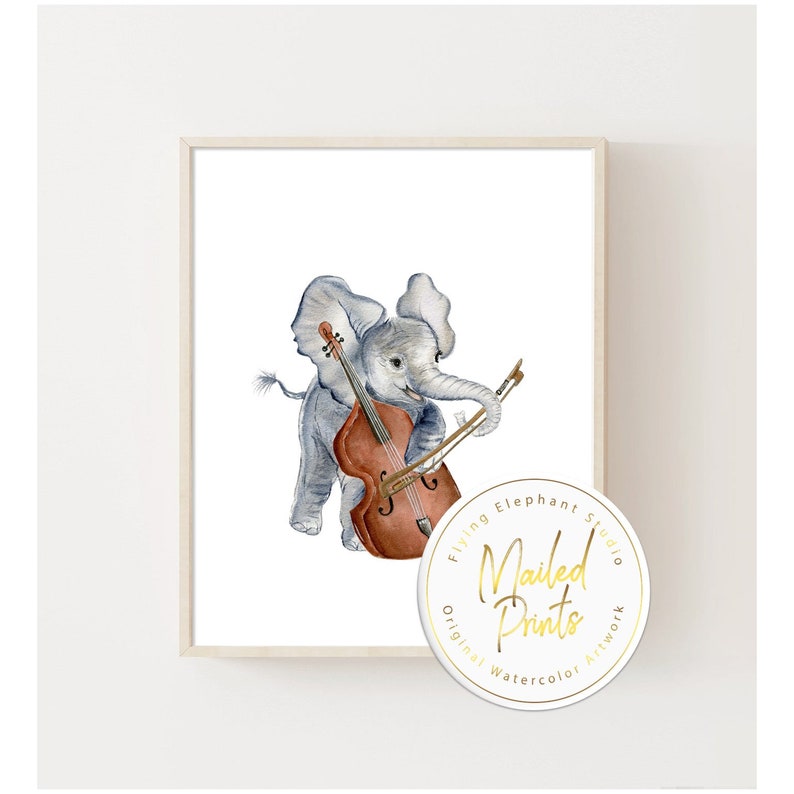 Safari Animals With Musical Instruments Prints Set of 6 Music - Etsy UK