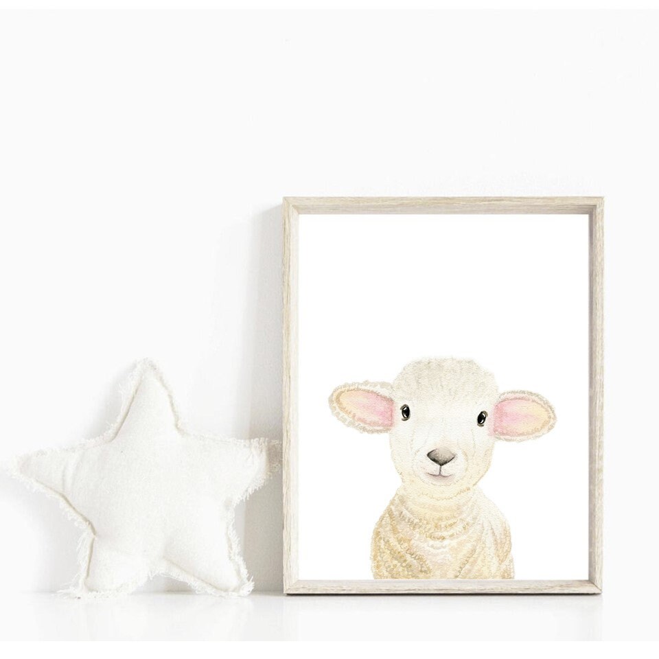 Set of 4 Farm Nursery Print Farm Animal Prints PRINTABLE | Etsy