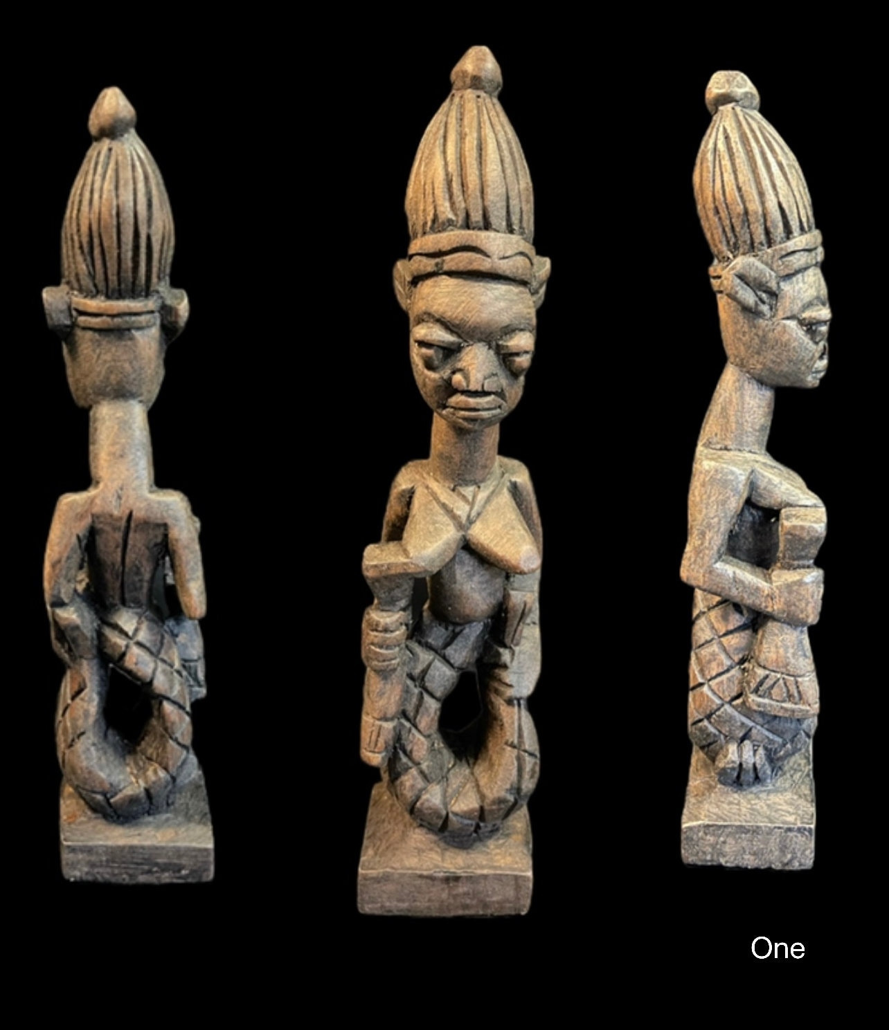 Yemaya Wooden Statue