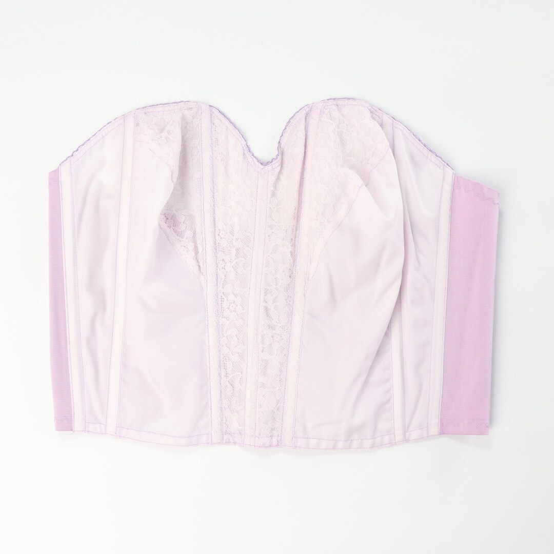 C1950s Vintage Moonlight by Kestos Longline Bustier Bra, Repurposed ...