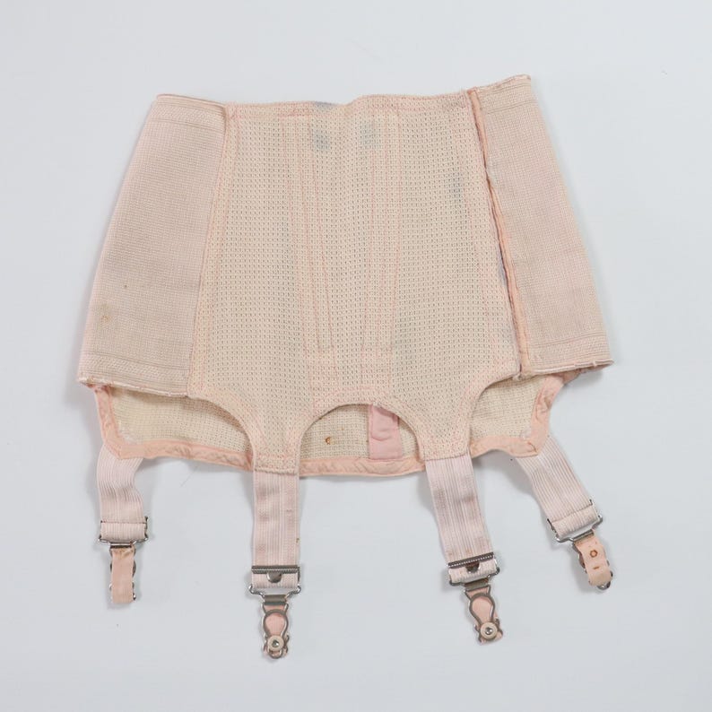 C1950s Vintage Corset Girdle Suspender Belt - Etsy UK