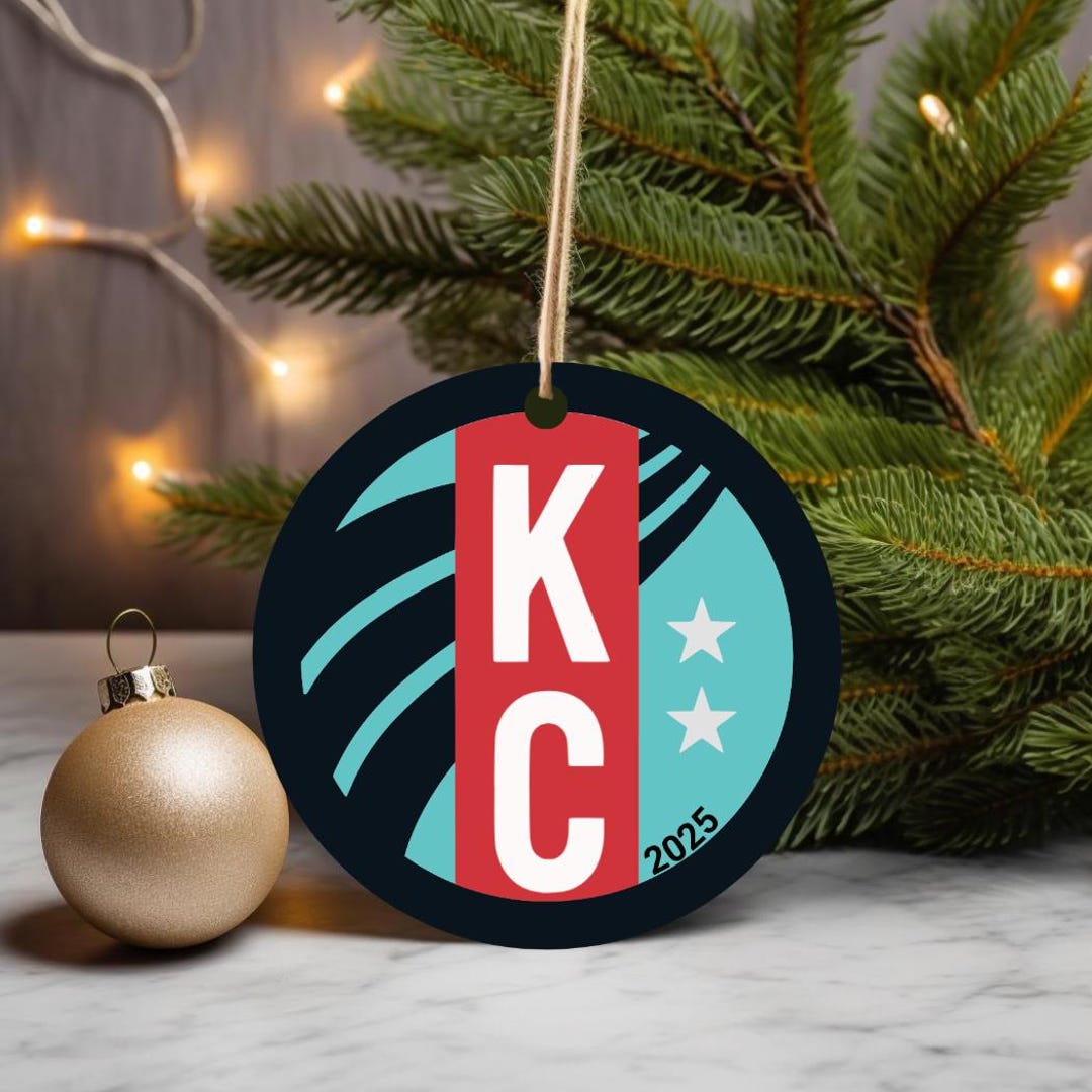 Ready to Ship Kansas City Current Soccer Metal Ornament 2025, KC Soccer ...