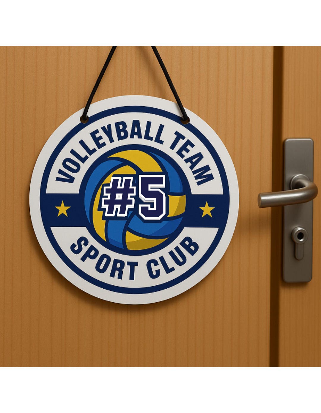 Custom 6” Team Logo Sign – Personalized Sports Sign With Player Name ...