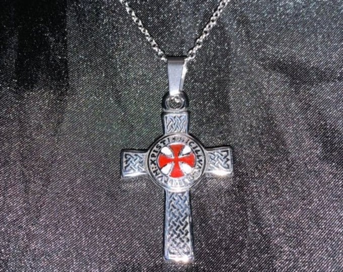 Knights Templar Cross Pendant - Etsy
