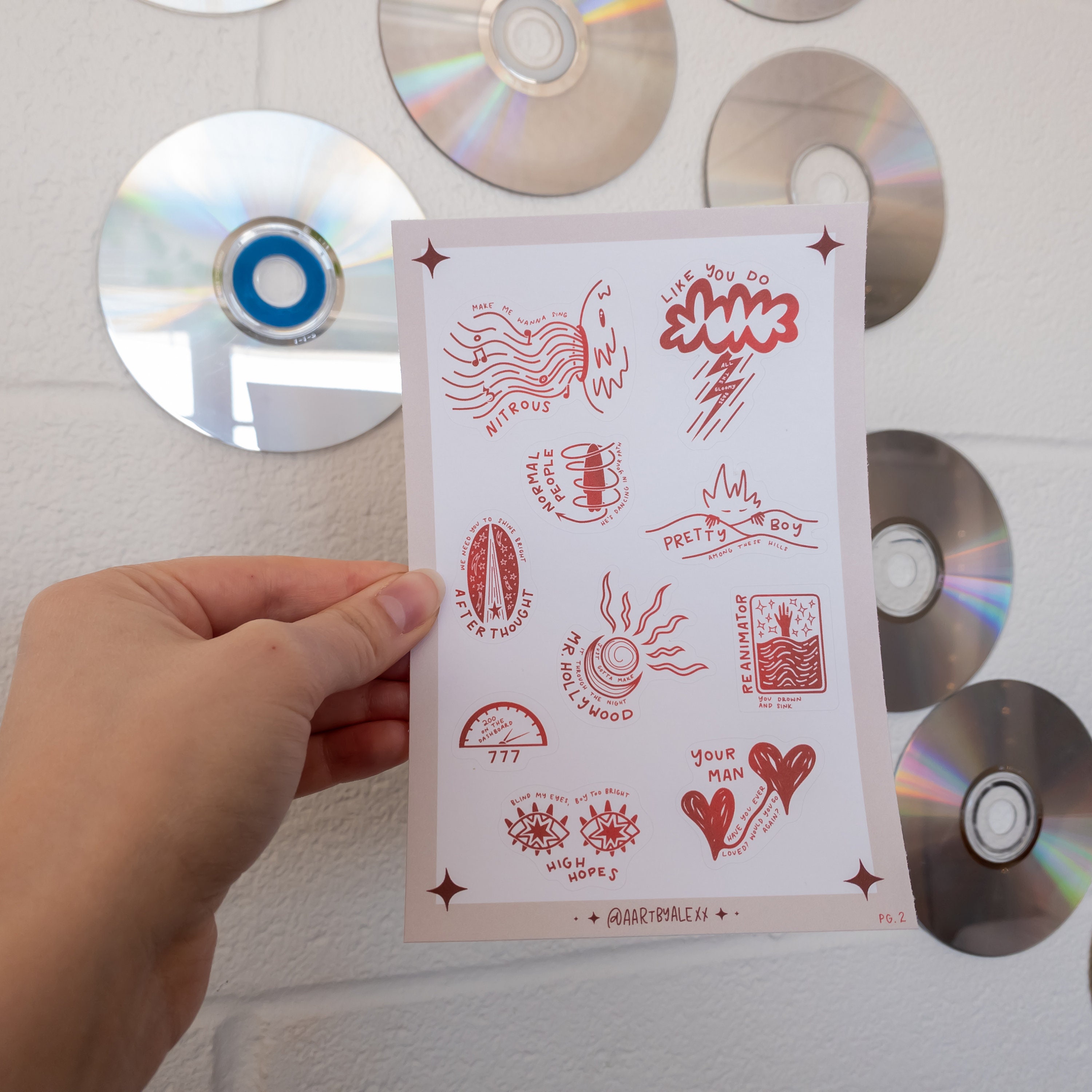 Joji Nectar Inspired Vinyl Sticker Sheets - Etsy
