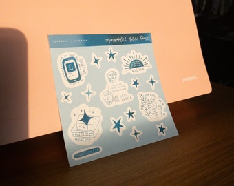 Tomorrow X Together blue Hour Sticker - Etsy