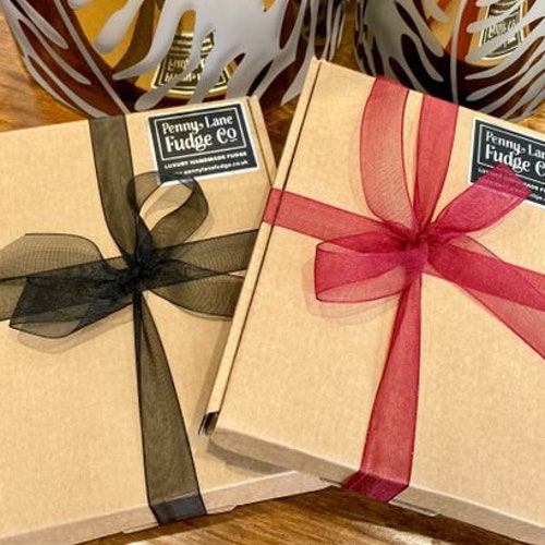 Medium Handmade Fudge Gift Box choose Any 2 Flavours Gluten - Etsy UK
