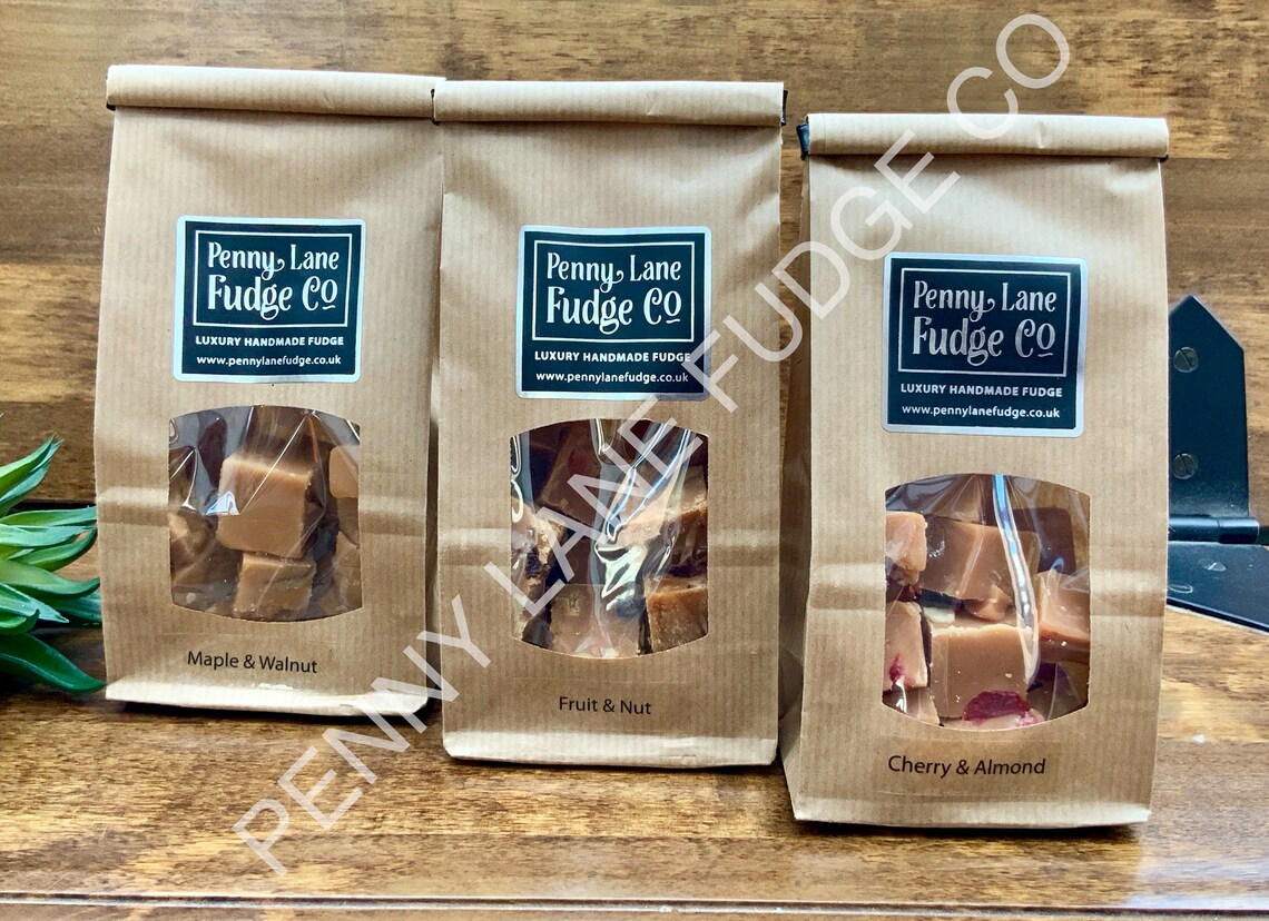 Pick Your Own Selection of 4 Luxury Handmade Fudge Gift Bags | Etsy UK