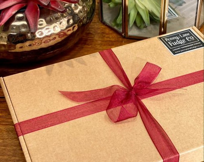 Large Fudge Gift Box, choose up to 3 Flavours - Etsy UK