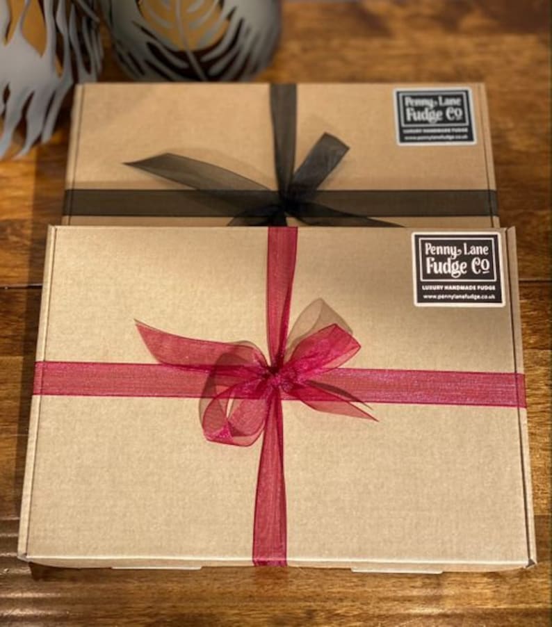 Large Fudge Gift Box choose up to 3 Flavours Gluten Free - Etsy UK