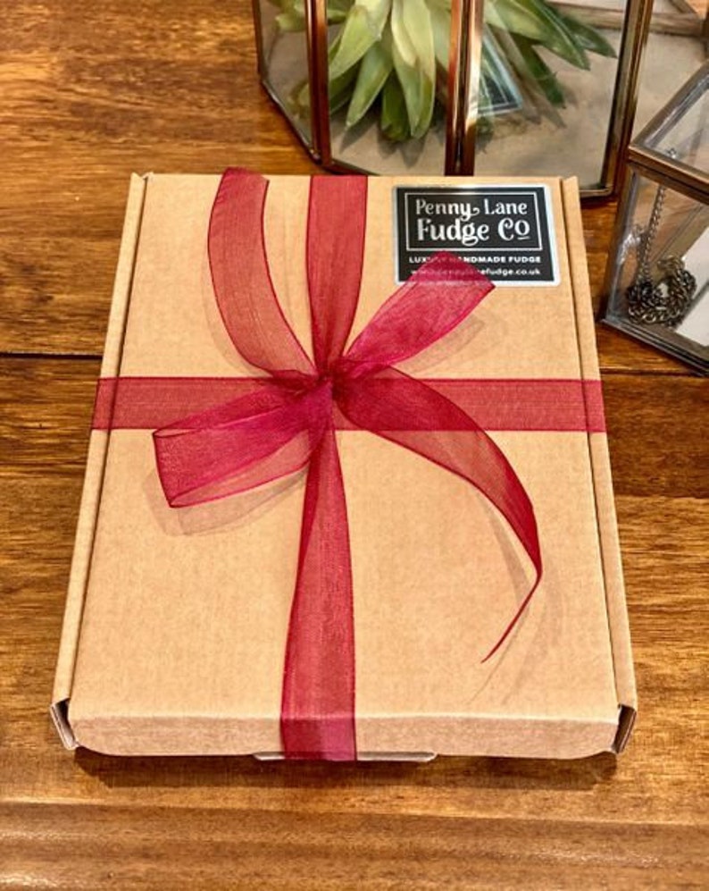 Small Fudge Gift Box choose Any 1 Flavour Gluten Free - Etsy UK