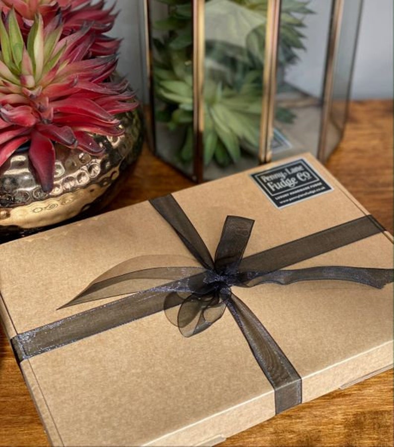 Large Fudge Gift Box choose up to 3 Flavours Gluten Free - Etsy UK