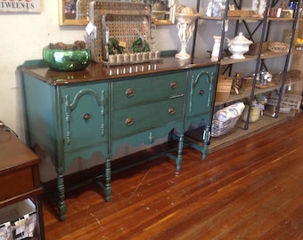 Painted buffet | Etsy