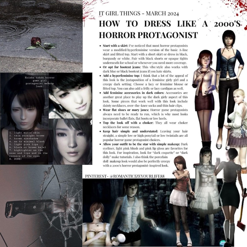 Horror Protagonist Mystery Style Bundle - Etsy