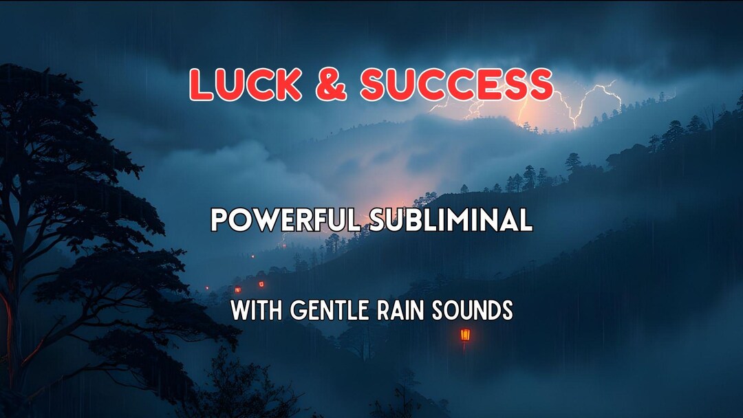 Subliminal Affirmations for Luck and Success | Manifest Prosperity and ...