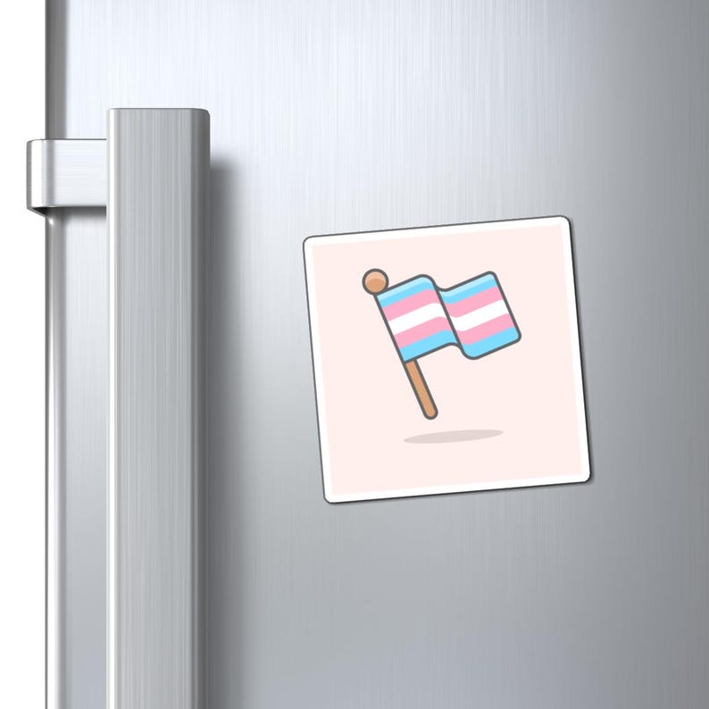 Transgender Pride Magnet, Rainbow Flag Fridge Decor, LGBT Kitchen ...