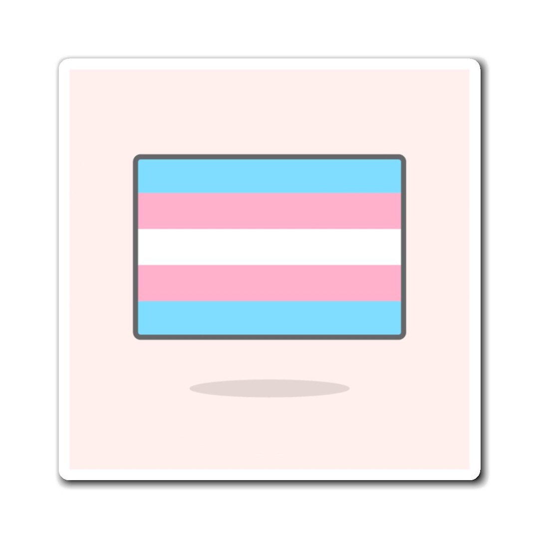Transgender Pride Magnet, Rainbow Flag Fridge Decor, LGBT Kitchen ...