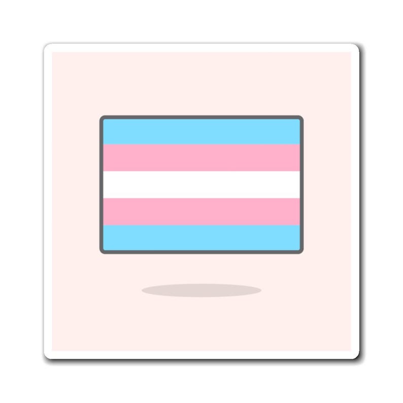 Transgender Pride Magnet, Rainbow Flag Fridge Decor, LGBT Kitchen ...
