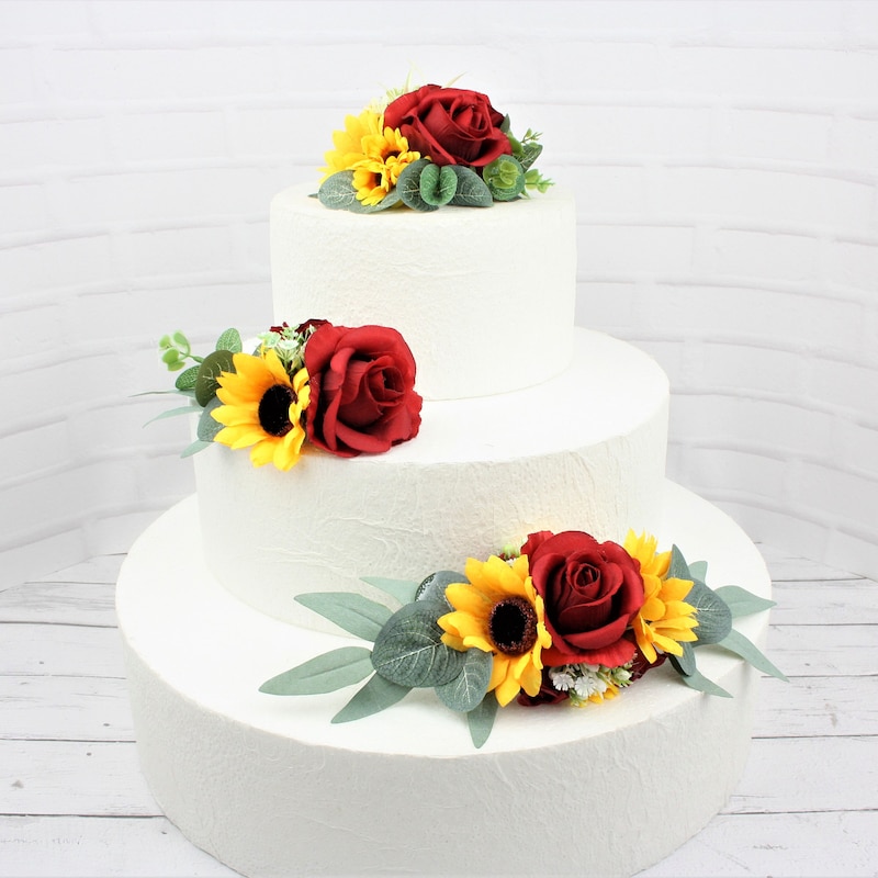 Floral Cake Topper - Etsy