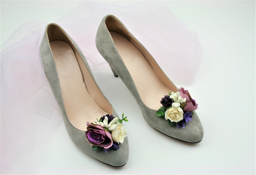 Handmade Floral Shoe Clips: Bridal Wedding Shoe Decoration - Etsy