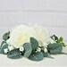 White Rose Cake Topper Floral Wedding Cake Topper Wedding Cake Flowers ...