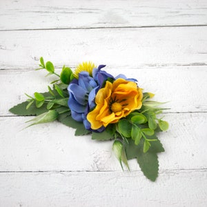 Rustic Blue Anemone Wildflower Cake Topper for Weddings and Baptisms - Etsy