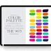 90s Color Palette for Procreate, 1990's Color Swatches for Adobe ...