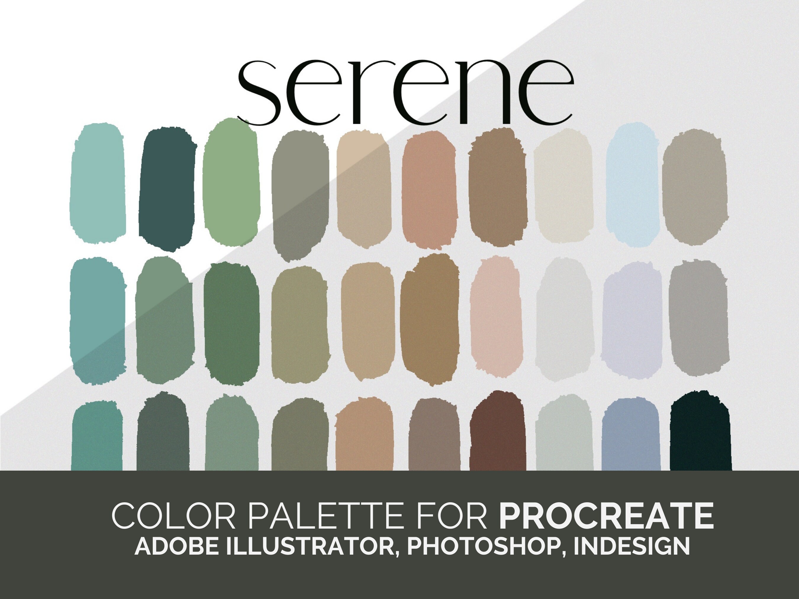 Procreate Palette - Serene Color Scheme for Procreate, iPad ...