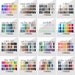 Mega Color Palette Bundle for Procreate and Adobe 960 Color Swatches 32 ...