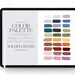 Floral Color Palette for Procreate 30 Wildflower Color Swatches for ...