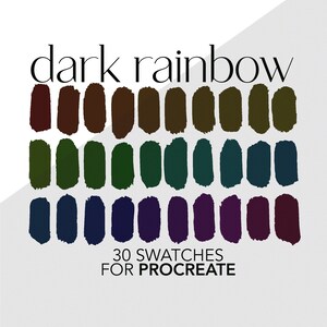 Basic Color Palettes for Procreate and Adobe - Essential Swatch Bundle ...