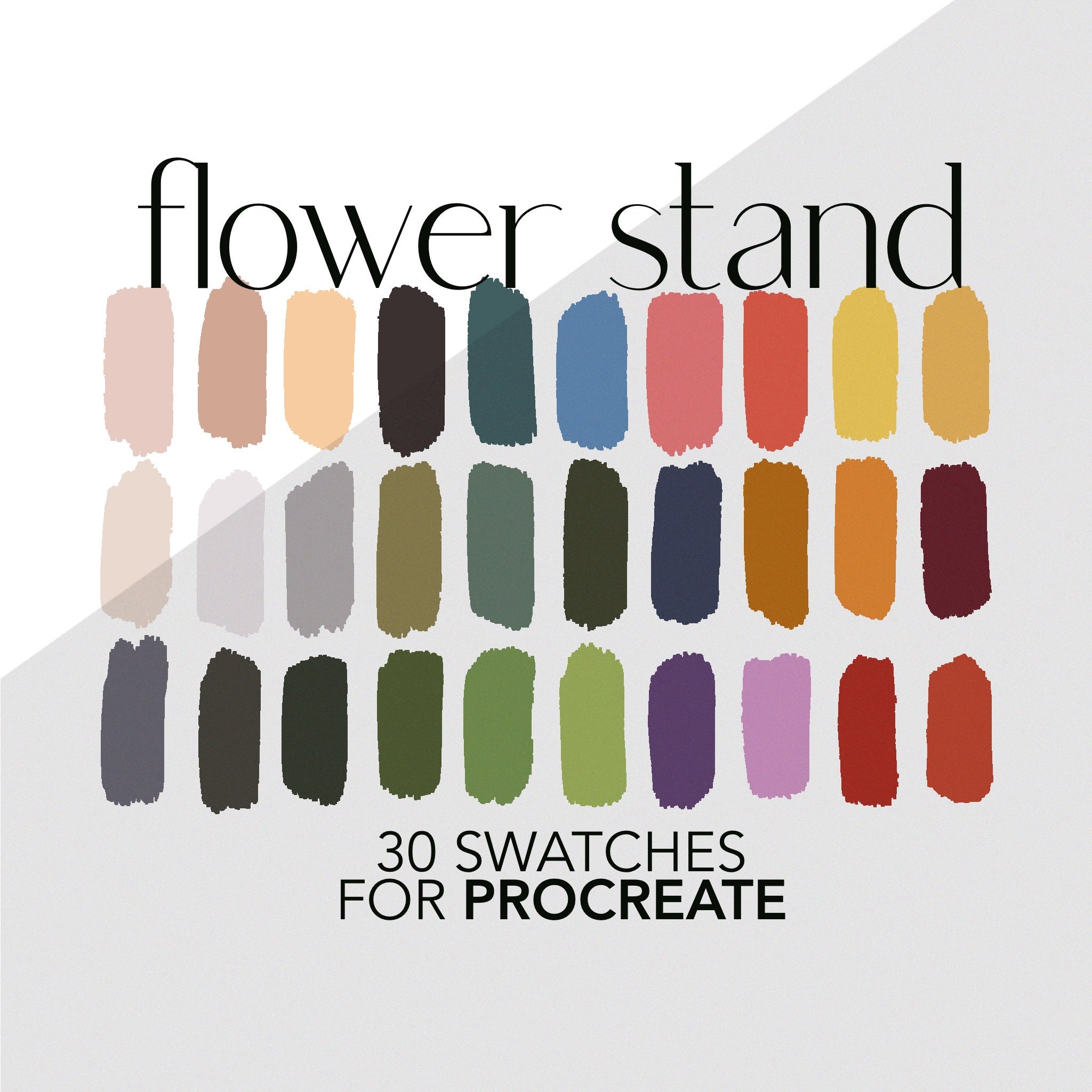 120 Spring Colors for Procreate and Adobe Spring Color Palette Bundle ...