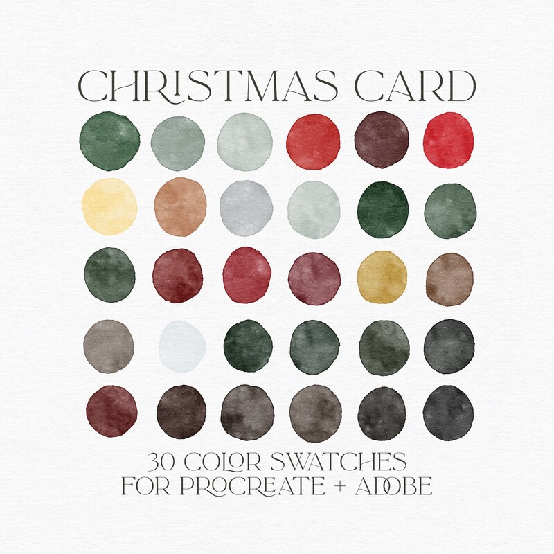 Winter Color Swatches - Etsy