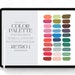 Retro Color Palette for Procreate - Vintage Color Swatches for Adobe ...
