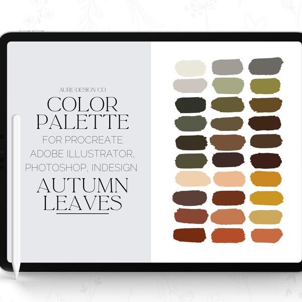 Indesign Color Palette - Etsy