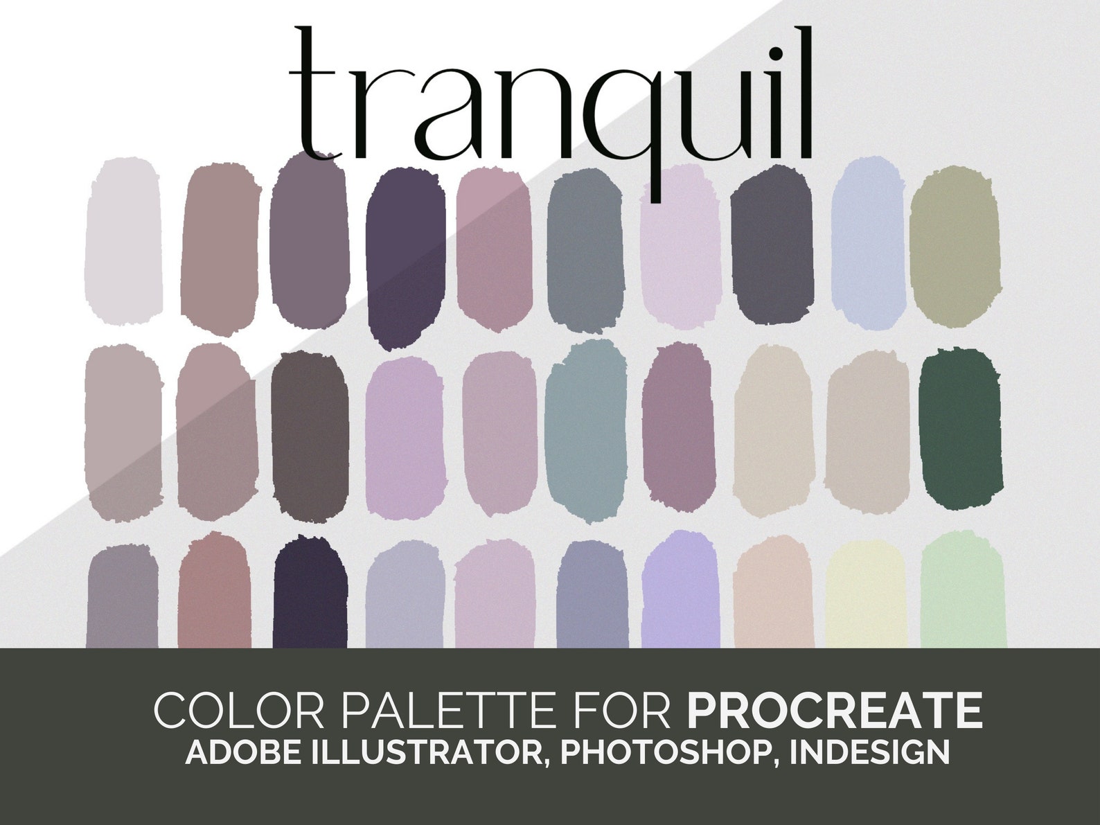 Procreate Palette Tranquil Color Scheme for Procreate, iPad ...